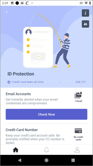 ID Protection, Data Protection, Antivirus Android App, Comodo Mobile Security For Android